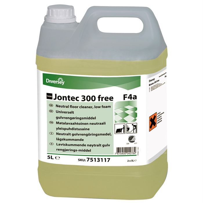 Taski Jontec 300 Free Gulvvask 5 liter - Universalrengøring - Total Rent.dk